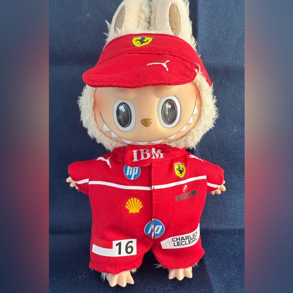 Labubu Race Car Driver Outfit (Doll Not Included). - Gem